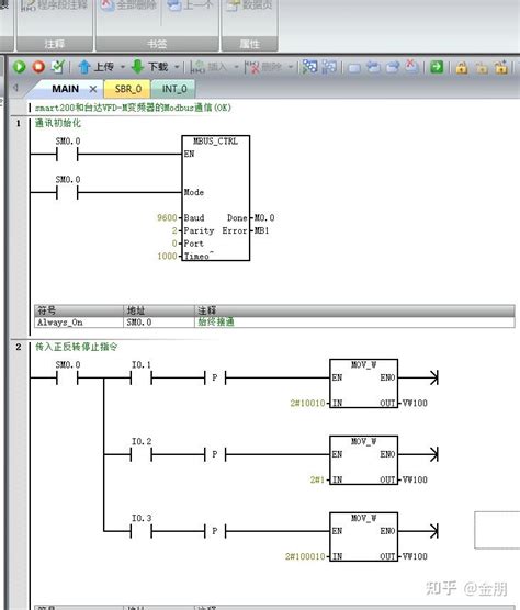 S7 200smart和台达vfd M变频器的modbus通信设定频率正反转和停止 知乎