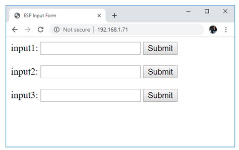 Input Data Pada Web Server Form HTML ESP ESP Menggunakan Arduino IDE