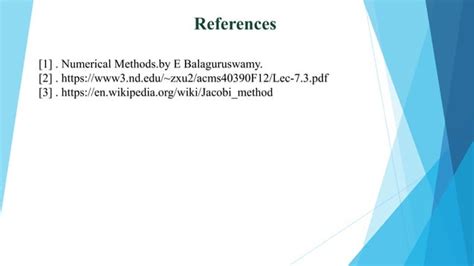 Jacobi Iteration Method Pptx Web Development Internet