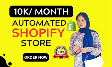 Build an automated dropshipping shopify store or shopify website by ...