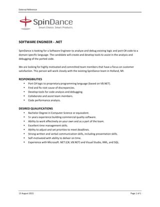 NET Developer PDF Programming Languages Computing
