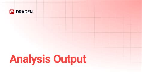 analysis output dragen
