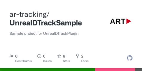 GitHub Ar Tracking UnrealDTrackSample Sample Project For UnrealDTrackPlugin
