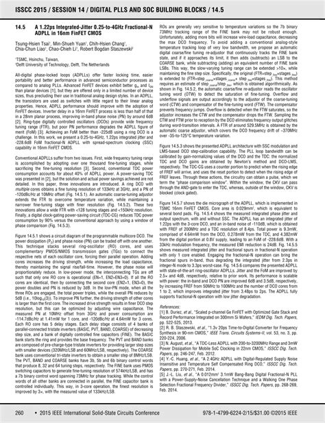 Pdf A 1 22ps Integrated Jitter 0 25 To 4ghz Fractional N Adpll In 16nm Finfet Cm0s
