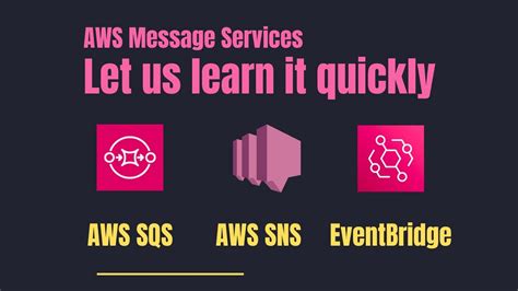 What Are Aws Sqs Sns And Eventbridge Messaging Services By Anup