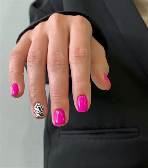 маникюр на короткие ногти квадрат Manicura De Uñas Manicura Para