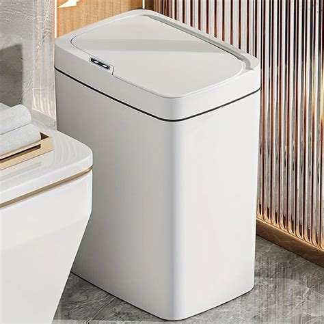 Lixeira com Sensor Automático Inteligente Abre Fácil em Toque 16 Litros Shopee Brasil
