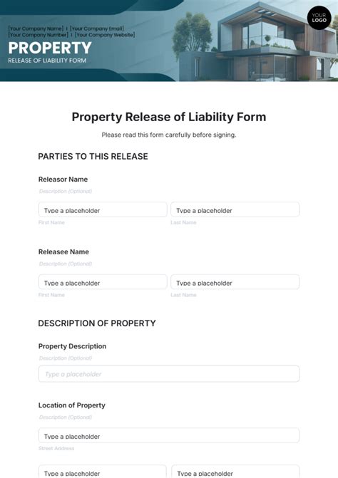 Free Release Of Liability Form Templates To Edit Online