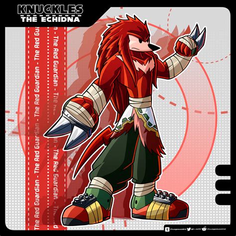 Sonic Burst Au Knuckles The Echidna By Pm042 On Newgrounds