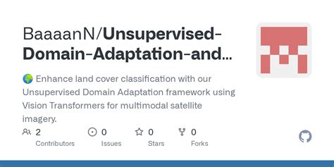 Unsupervised Domain Adaptation And Vitsrequirementstxt At Main · Baaaannunsupervised Domain