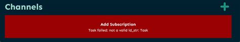 Task Failed Bool Object Is Not Subscriptable Rtubearchivist