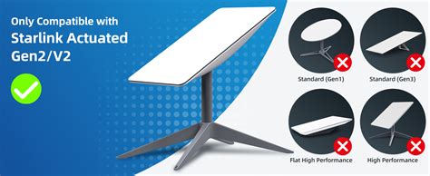 Starlink Ethernet Adapter For Rectangular Satellite Internet V2 Starlink Adapter