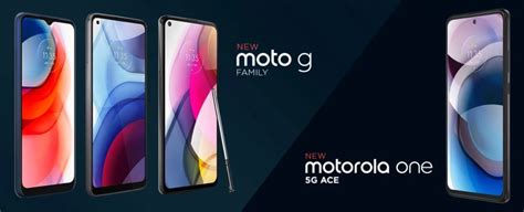 Motorola One 5G Ace And New Moto G Stylus Moto G Power And Moto G Play Announced