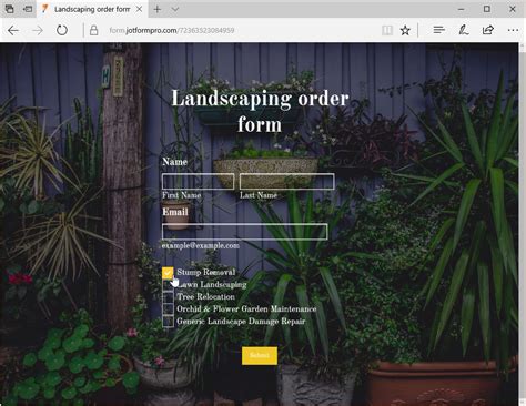 Square Checkbox Form Widgets Jotform