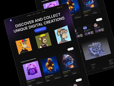 Web Nft Landing Page Figma