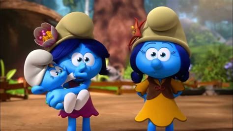 Smurfblossom Smurflily And Young Smurfette By Raul3452 On Deviantart