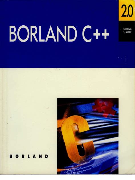 borland c version 2 0 getting started 1991 class computer