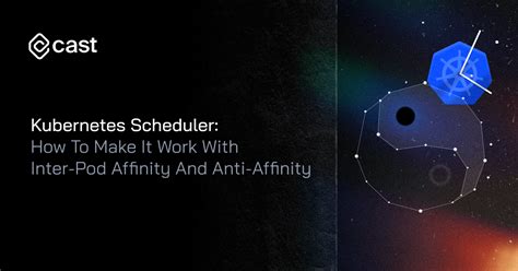 kubernetes scheduler how to make it work with inter pod affinity and