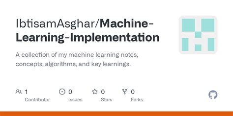 GitHub IbtisamAsghar Machine Learning Implementation A Collection Of My Machine Learning