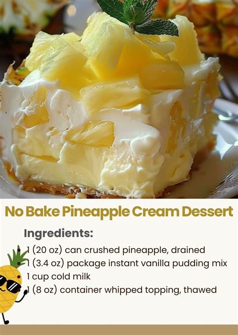 Pin By Julie Brennan On Recipes To Make Pineapple Dessert Recipes