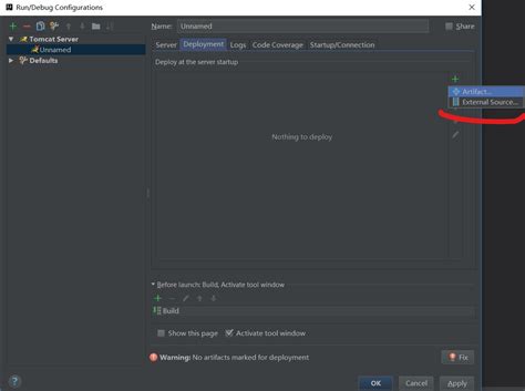Intelij Idea配置tomcat详解，遇到问题error During Artifact Deployment See Server