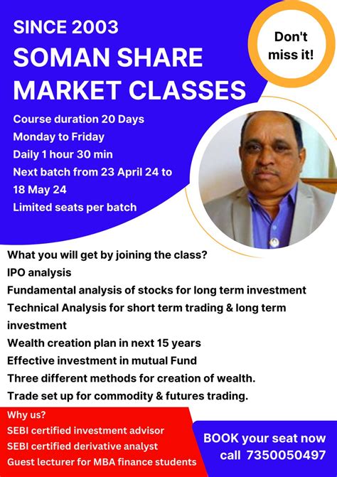 Sadanand Soman On Linkedin From Soman Shares Market Classes Book Your