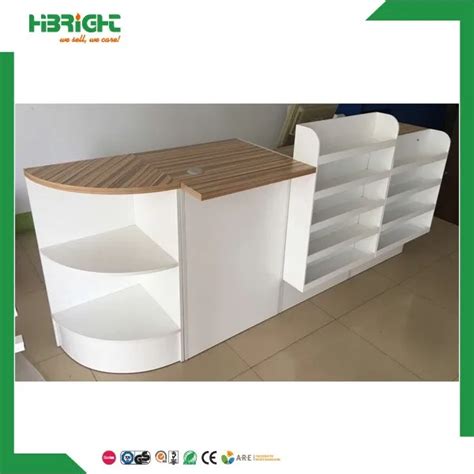 mdf wooden supermarket retail checkout counter buy checkout counter
