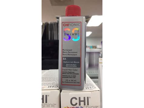 Chi Ionic Permanent Liquid Hair Color Medium Ash Blonde 8a Ingredients And Reviews