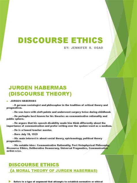 Discourse Ethics Download Free Pdf Jürgen Habermas Justification