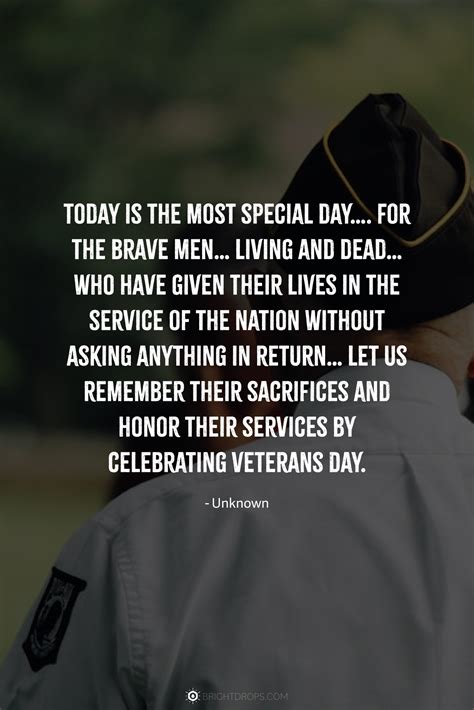 71 Veterans Day Quotes To Say Thanks With Images Bright Drops