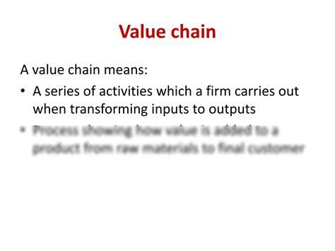 SOLUTION 6 Value Chain Analysis Studypool