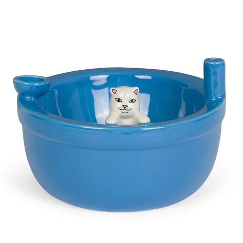 Lord Nermal Wake And Bake Cereal Bowl Blue Ripndip