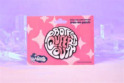 Protect Queer Youth Patch Lgbtq Activism Embroidery Etsy