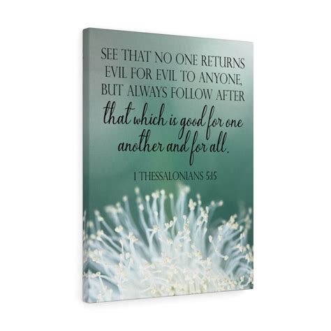 Scripture Walls See That No One Returns 1 Thessalonians 515 Scripture