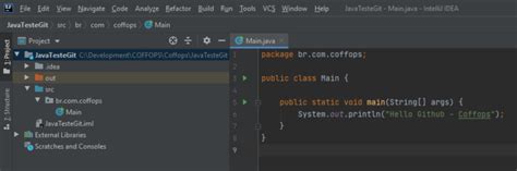 Compartilhar Projeto No Github Utilizando O Intellij Coffops Github