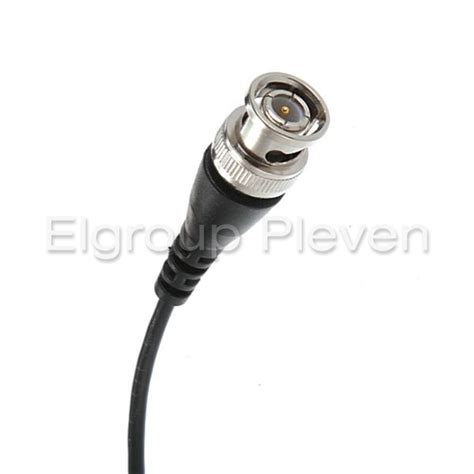 Bnc конектор с изведен кабел кримпнат конектор към Mini Rg кабел