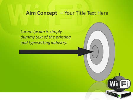 Wifi Modem PowerPoint Template Backgrounds Google Slides ID SmileTemplates Com