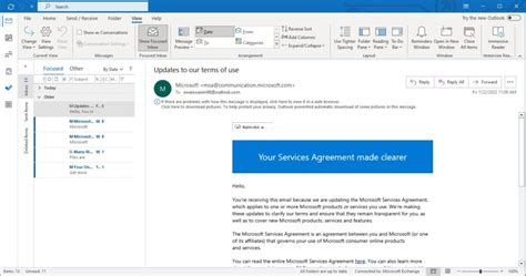 How To Change View In Outlook To Compact Single Or Preview