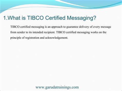 Tibco Latest Interview Questions With Answers By Garuda Trainings Ppt