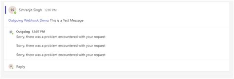 webhooks demo outgoing webhooks with ms teams learn uc collaboration