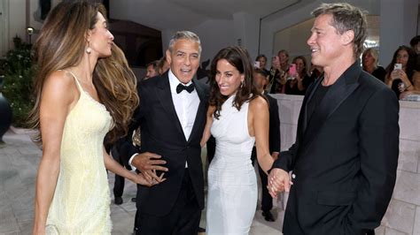 Brad Pitt E Inés De Ramón Formalizan Su Relación En La Alfombra Roja