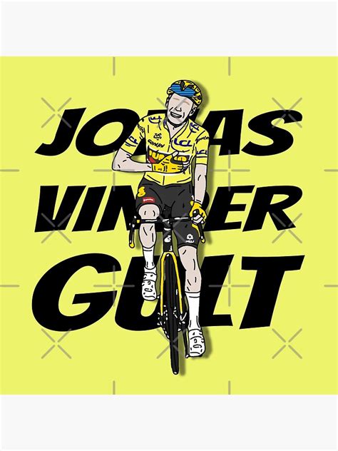 Jonas Vinder Gult Champion Tour De France 2022 Yellow Jersey