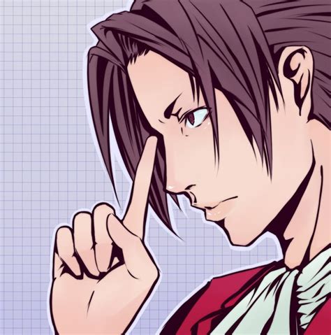 Ace Attorney Miles Edgeworth Phoenix Wright Fan Art Ace