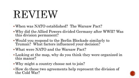 Nato Vs Warsaw Pactpptx