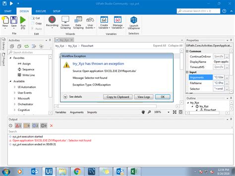 Excel Not Found Selector Not Found Help Uipath Community Forum