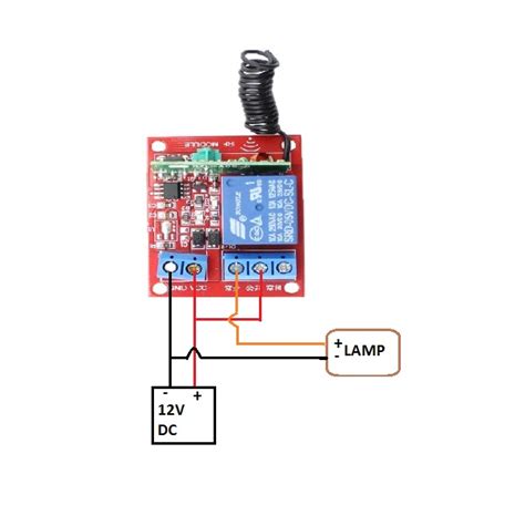 Buy Generic 12V One Channel RF Wireless Relay Module With Remote Control