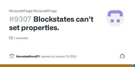 blockstates can t set properties · issue 9307 · minecraftforge minecraftforge · github