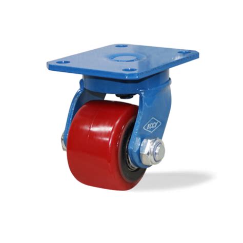 Kccy 단조캐스터 우레탄바퀴 4인치 초고하중캐스터 평면베어링 산업용캐스터 5440 Srs 고려바퀴상사