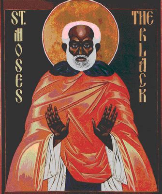 St Moses The Black An Ethiopian Robber Who Converted And Became A Monk
