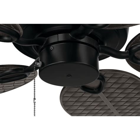 Harbor Breeze Tilghman Ii 52 In Matte Black Indooroutdoor Downrod Or